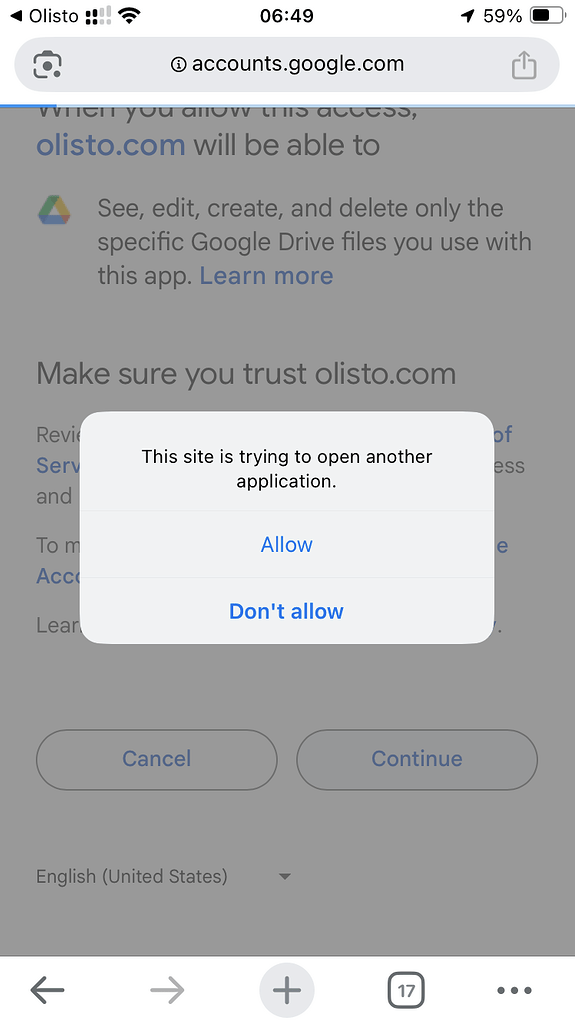 Can not add google sheets channel - Support - Olisto Forum